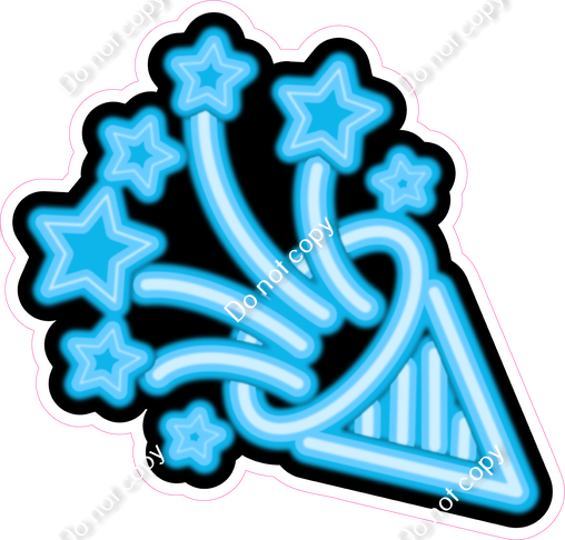NEON - Party Popper - Caribbean| Sign Swag USA
