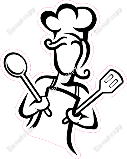 Female Chef Silhouette| Sign Swag USA