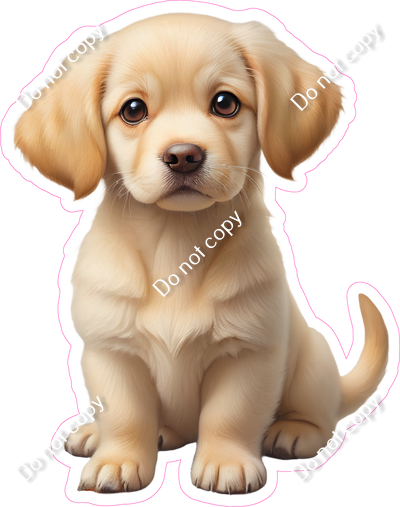 Baby Yellow Lab| Sign Swag USA