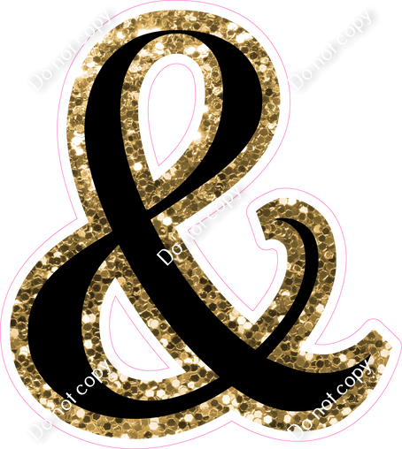 Black & Gold - Mr & Mrs Statements / Sold Individually| Sign Swag USA