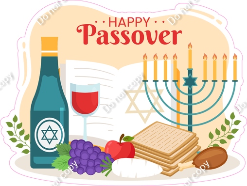 Passover - Food - Happy Passover Statement| Sign Swag USA