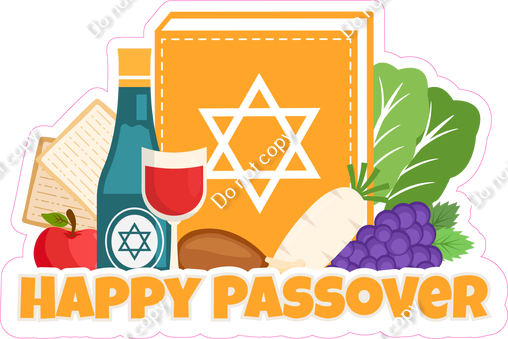 Passover - Book - Happy Passover Statement| Sign Swag USA