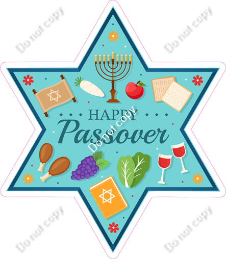 Passover - Star - Happy Passover Statement| Sign Swag USA