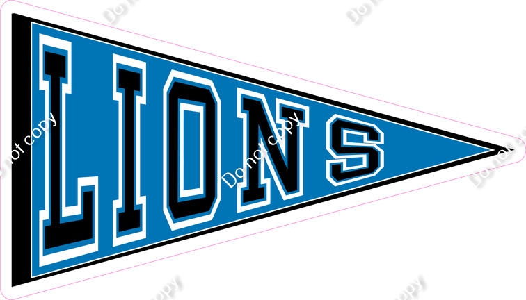 Pennant - Detroit Lions| Sign Swag USA