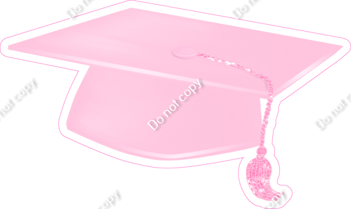Baby Pink Graduation Cap| Sign Swag USA