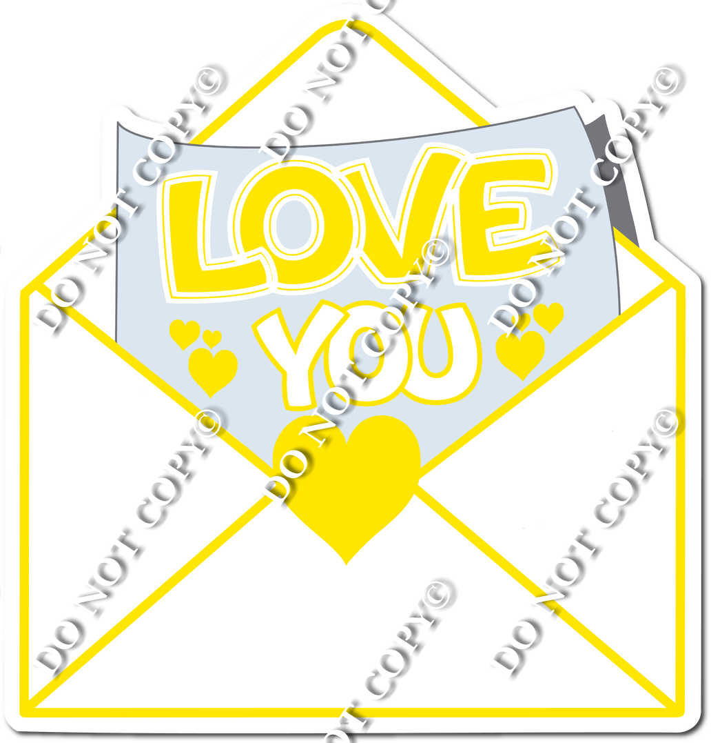 Flat Yellow Envelope| Sign Swag USA
