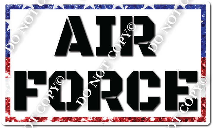 Air Force Statement Yard Sign| Sign Swag USA
