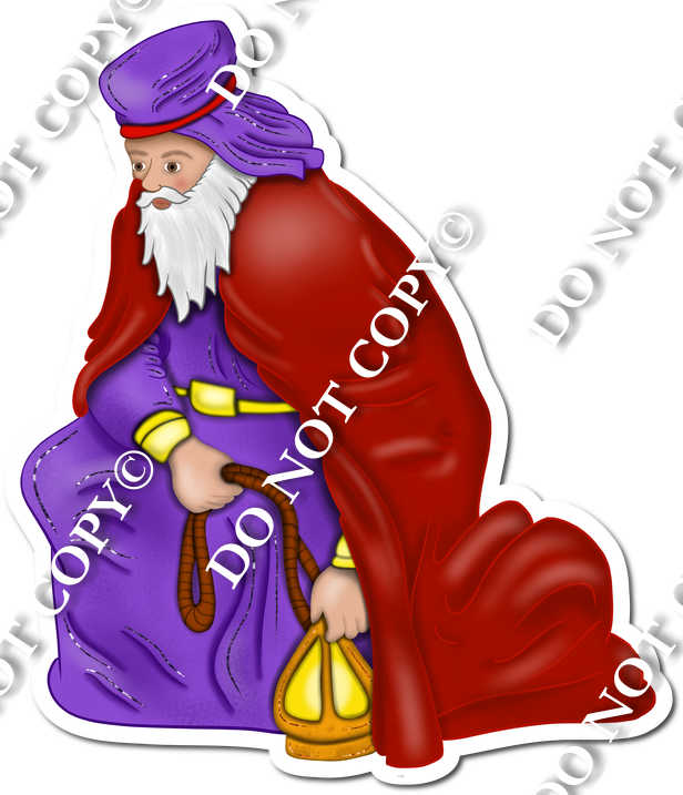 Red/Purple Wiseman| Sign Swag USA