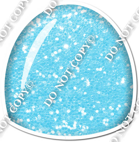 Gumdrop Baby Blue Sparkle| Sign Swag USA