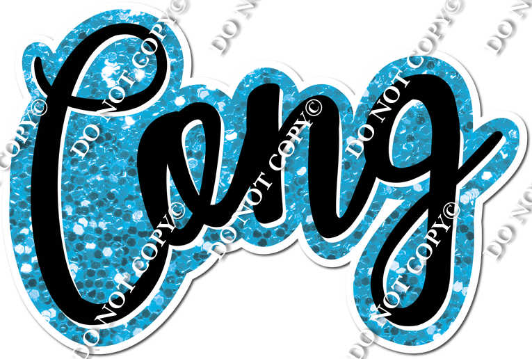 Split Cursive - Caribbean - CONG & RATS| Sign Swag USA