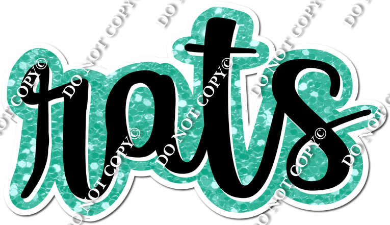 Split Cursive - Mint - CONG & RATS| Sign Swag USA