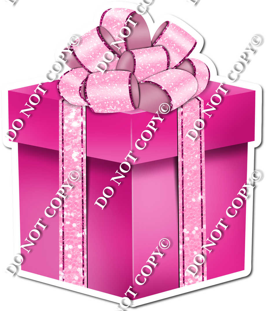 Sparkle - Baby Pink & Hot Pink Present - Style 4| Sign Swag USA