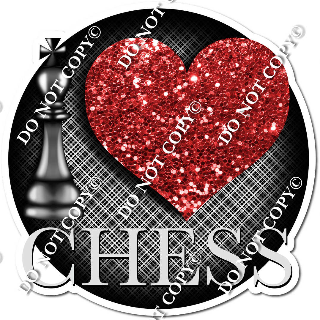 I Love Chess Statement| Sign Swag USA