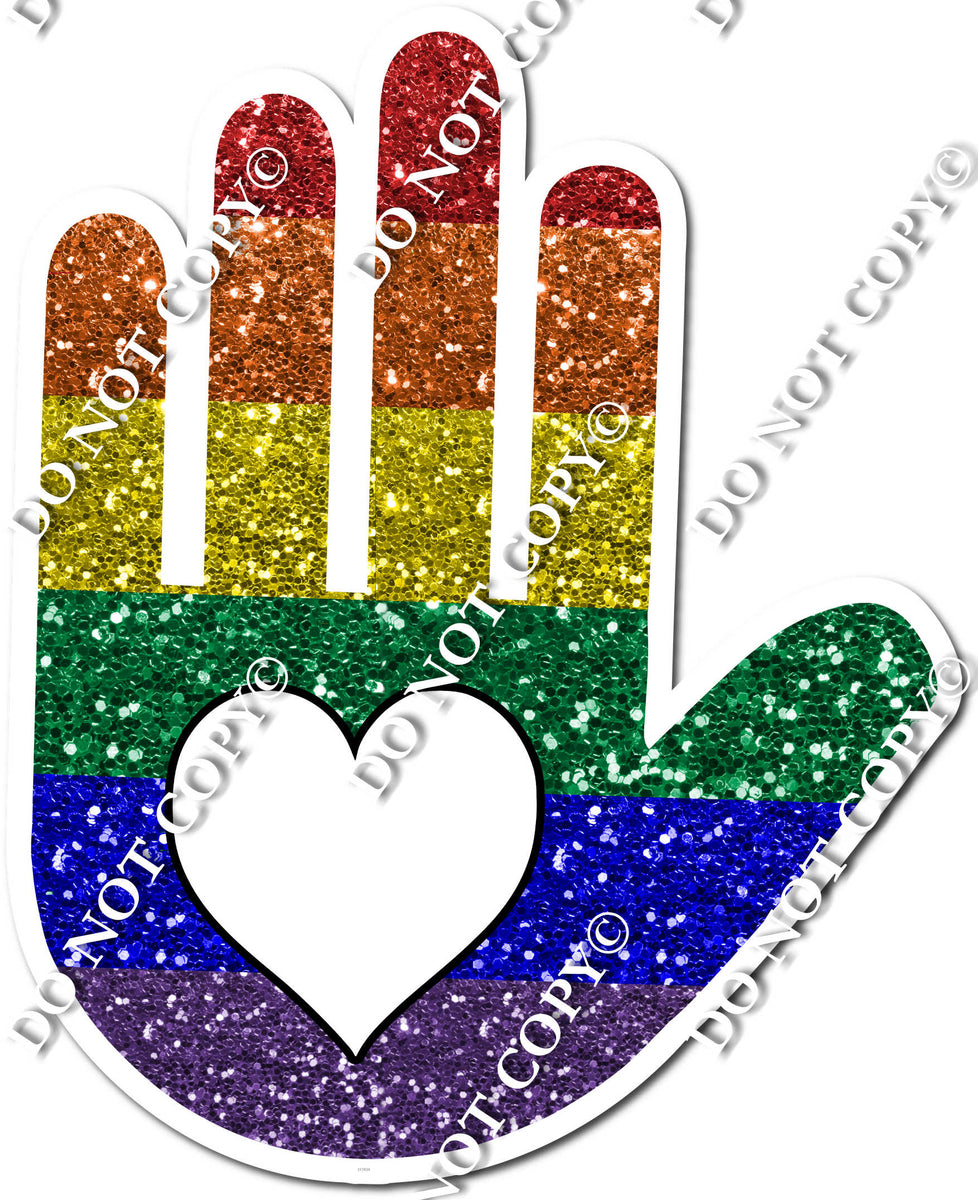 Rainbow Hand| Sign Swag USA