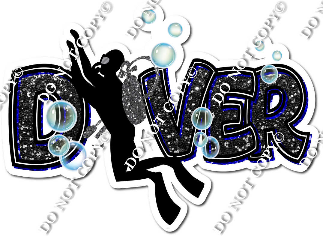 Diver Statement - Male Scuba Diver| Sign Swag USA
