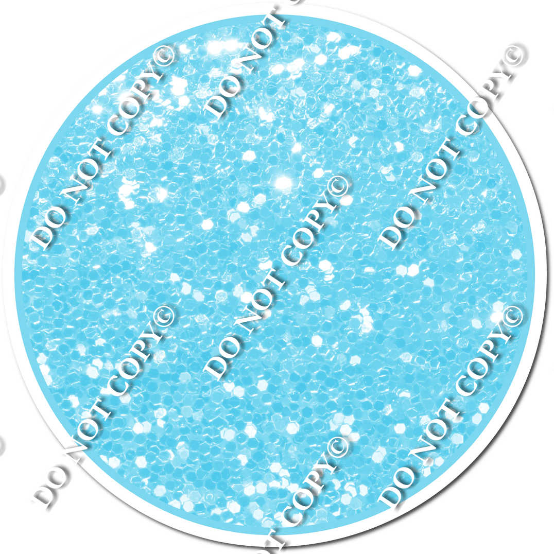 Sparkle Baby Blue Dot| Sign Swag USA