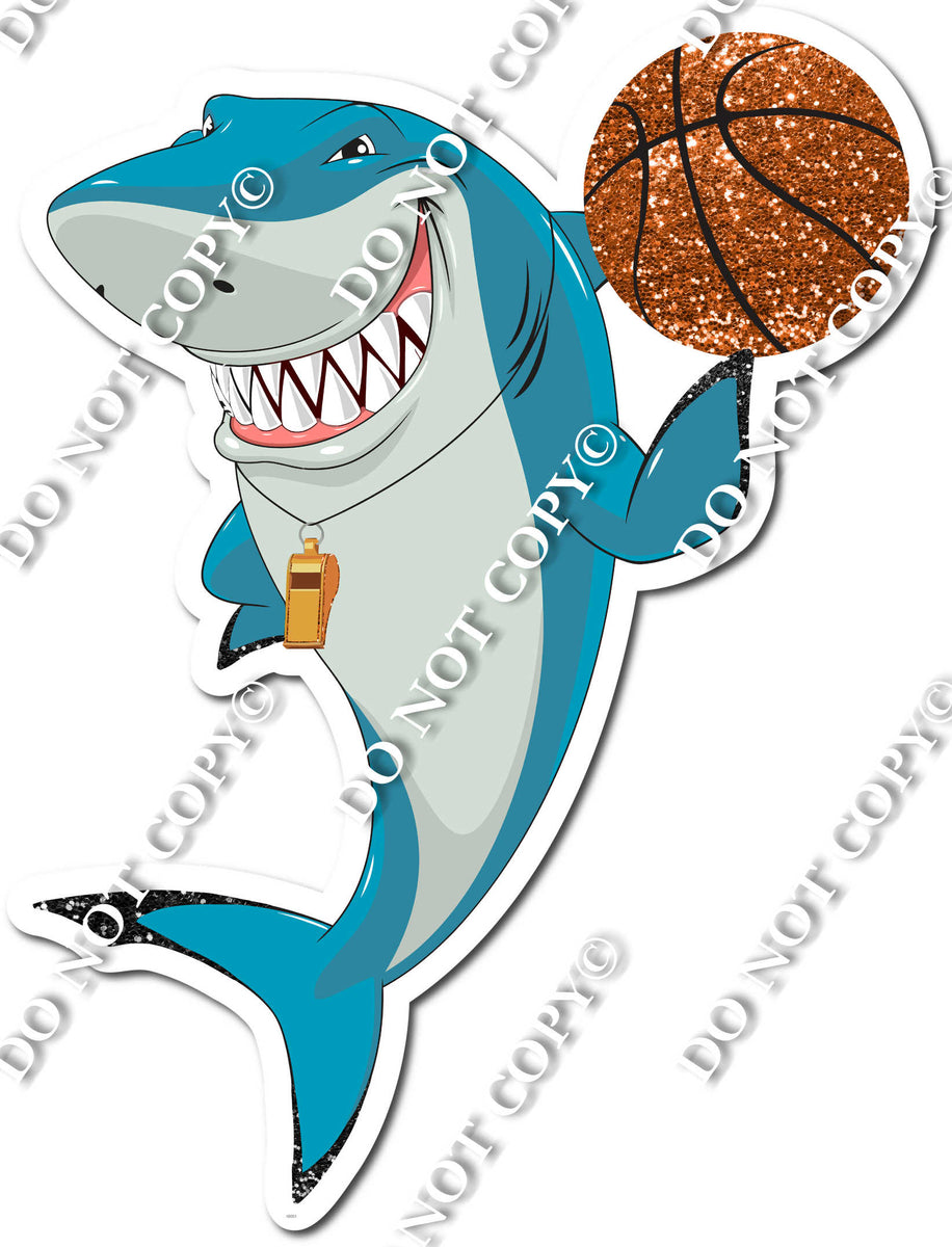Shark with Basketball| Sign Swag USA
