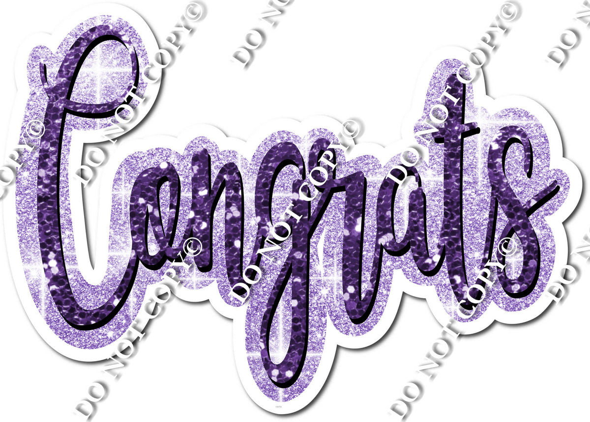 Congrats - Purple| Sign Swag USA