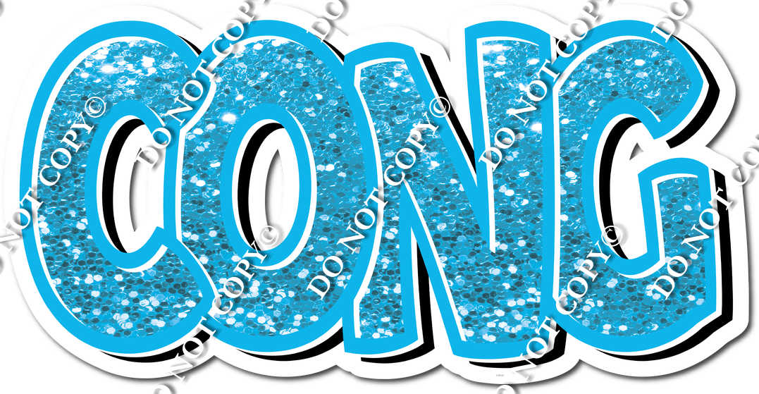 Split BB Font - Caribbean Sparkle Cong Rats Statement w/ Variants| Sign ...