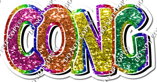 Split BB - Rainbow Sparkle Cong Rats| Sign Swag USA