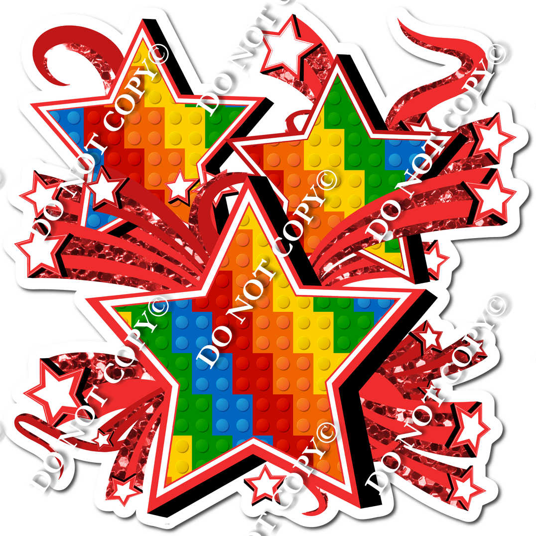 Building Blocks & Red Star Bundle| Sign Swag USA