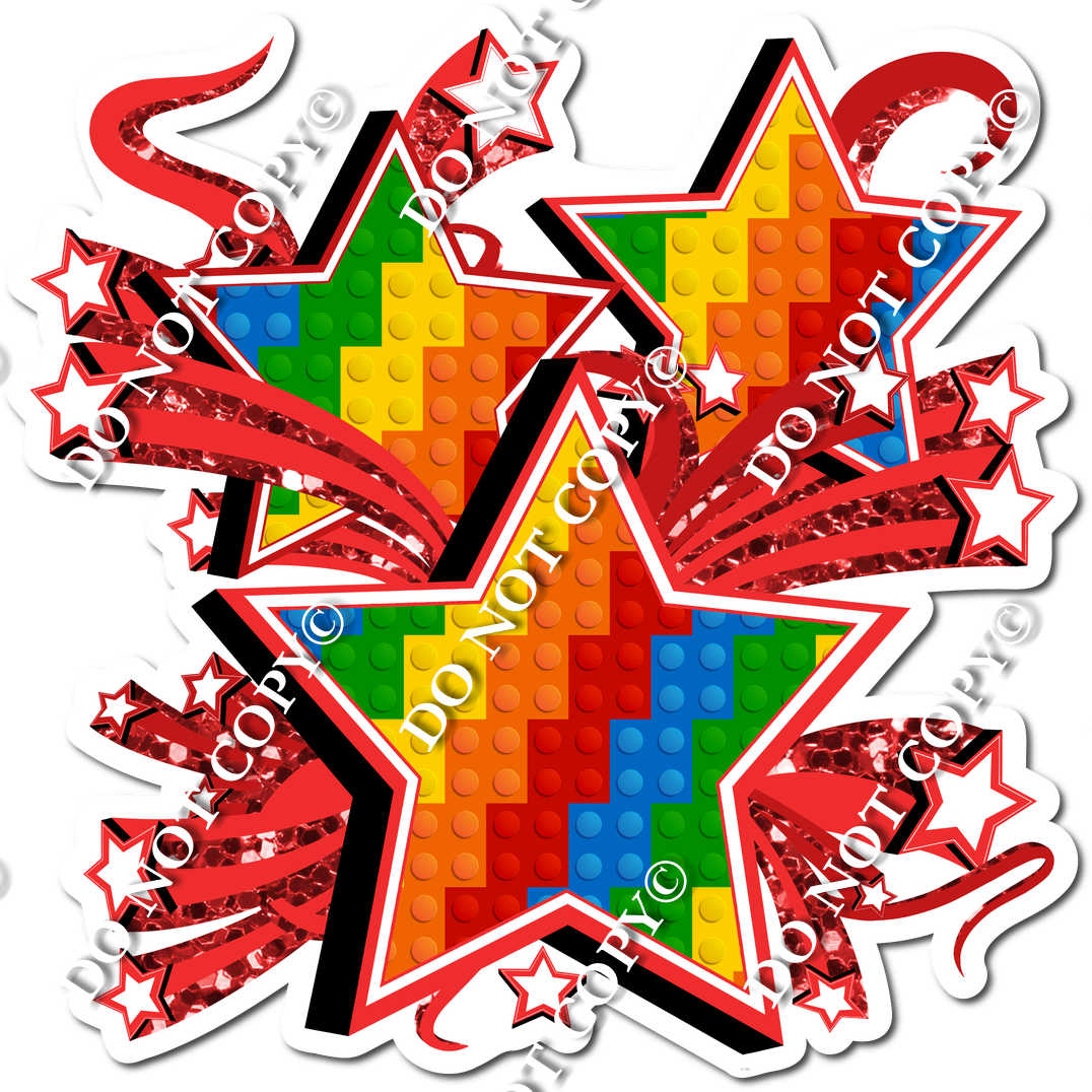 Building Blocks & Red Star Bundle| Sign Swag USA