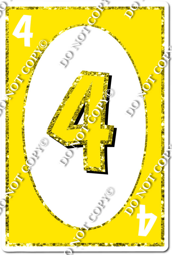 4 Game Card in Green w/ Variant| Sign Swag USA