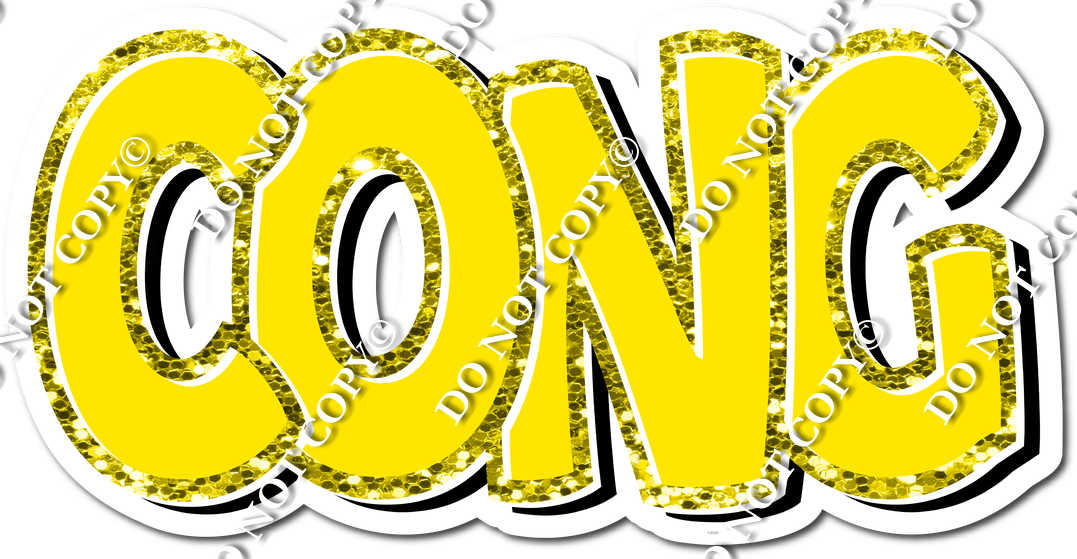 Split BB - Flat Yellow Cong Rats| Sign Swag USA