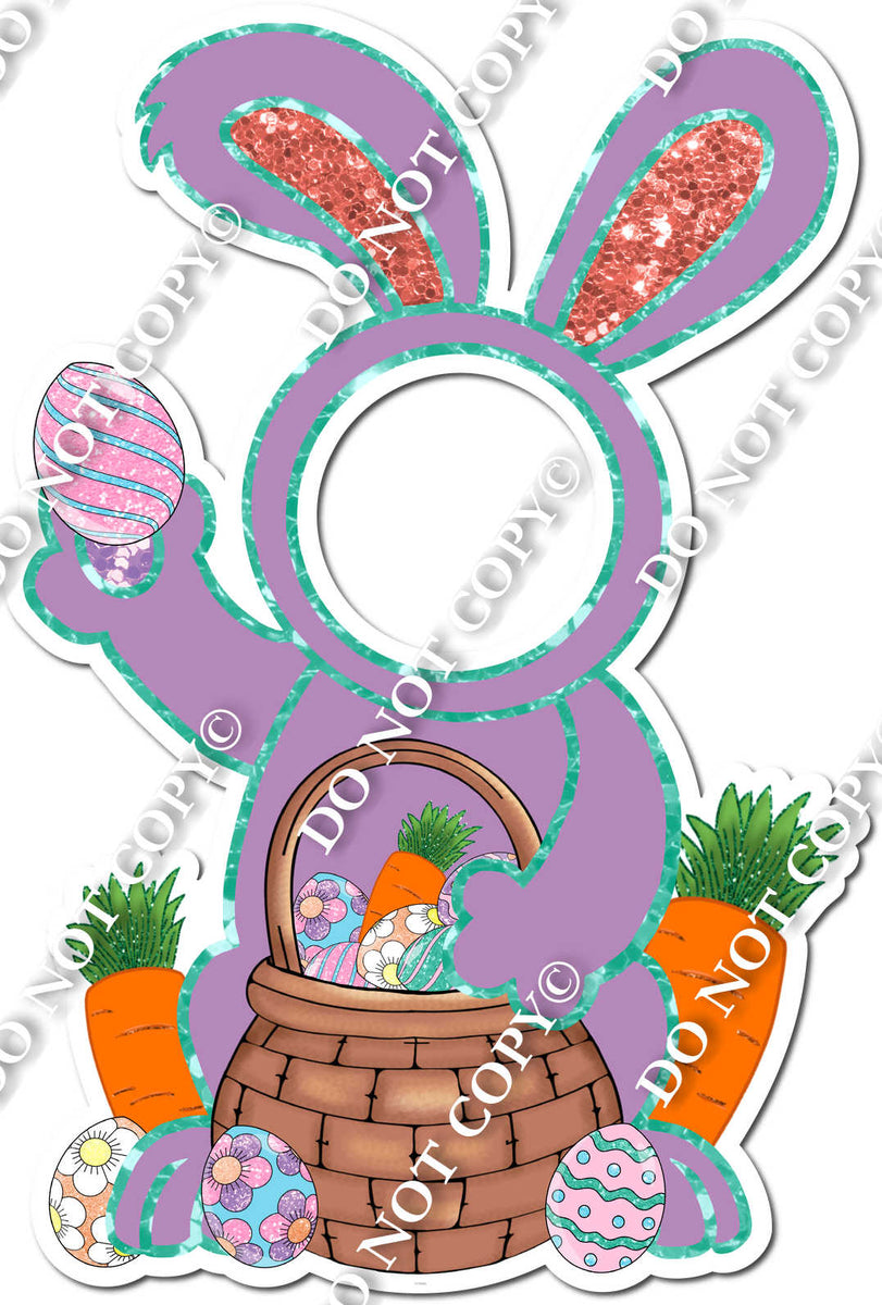 Pastel Easter Bunny Face Cutout| Sign Swag USA