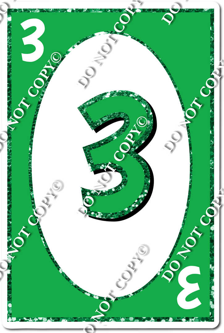 3 Game Card in Yellow w/ Variant| Sign Swag USA