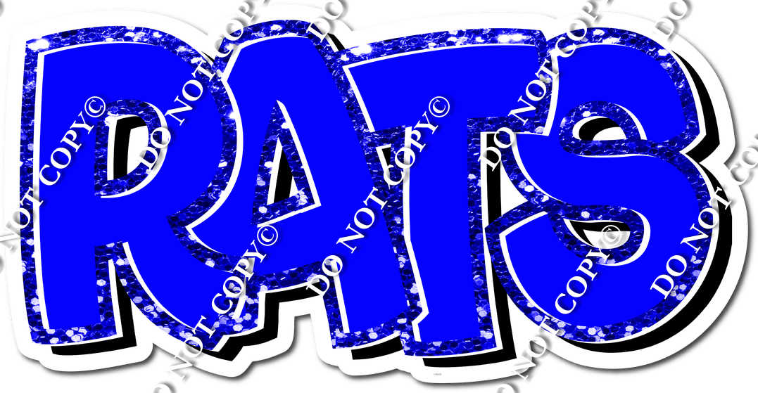 Split BB - Flat Blue Cong Rats| Sign Swag USA