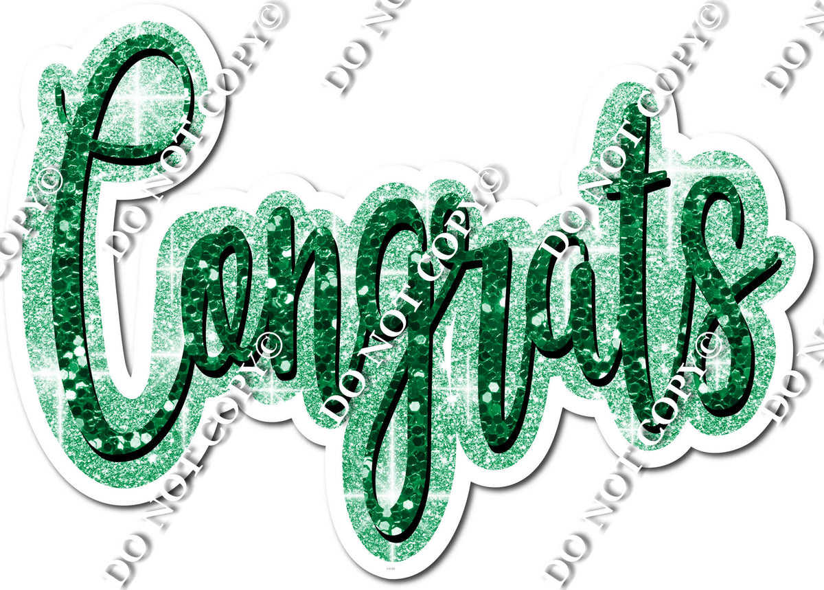 Congrats - Green| Sign Swag USA