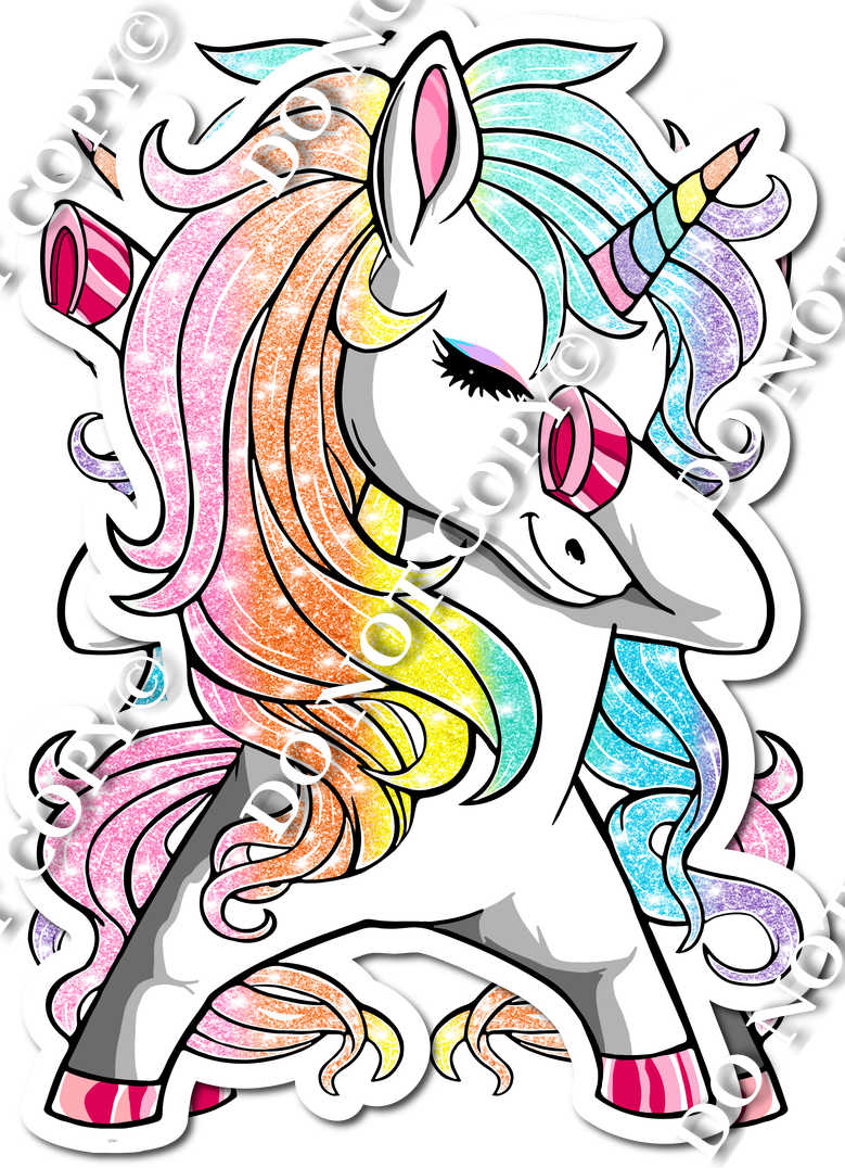 Pastel Dabbing Unicorn| Sign Swag USA