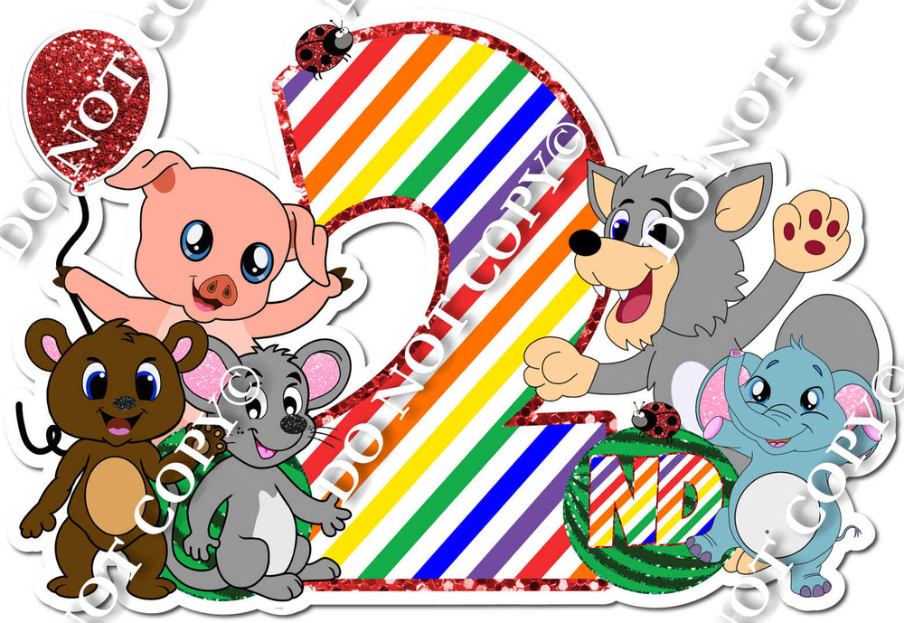 Number 2 Toddler Birthday Age| Sign Swag USA