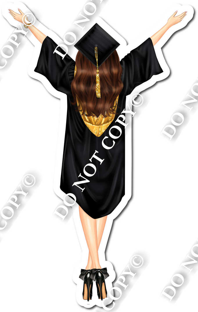 Graduation Girl Gold -| Sign Swag USA