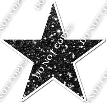 Sparkle - Black Star| Sign Swag USA