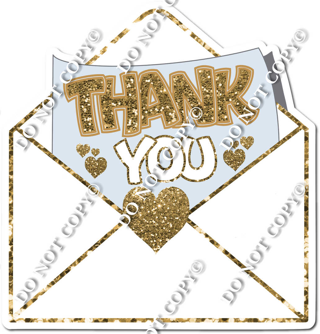 Gold - Thank You Envelope| Sign Swag USA