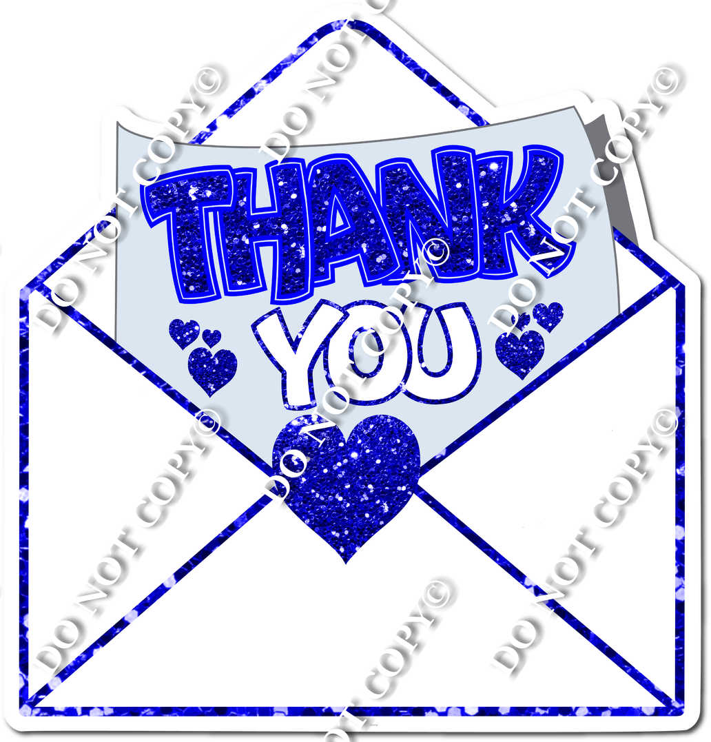 Blue - Thank You Envelope| Sign Swag USA