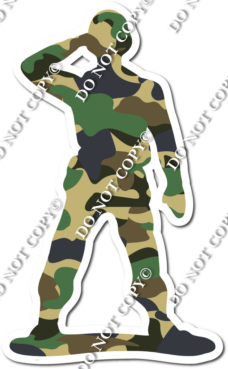 Army Soldier Saluting| Sign Swag USA