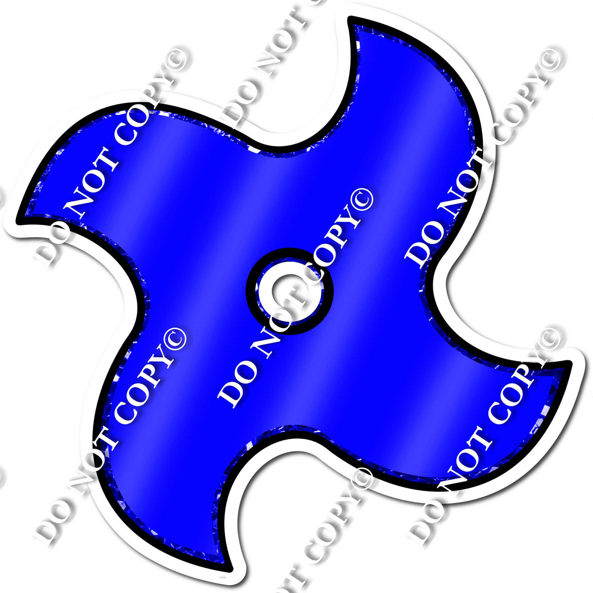 Blue Ninja Star| Sign Swag USA