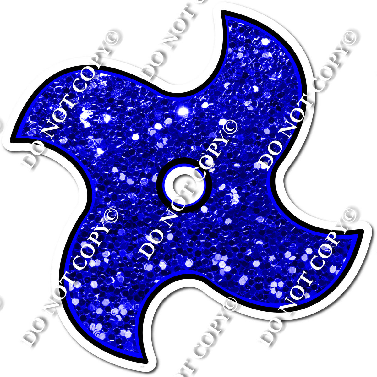 Blue Ninja Star| Sign Swag USA