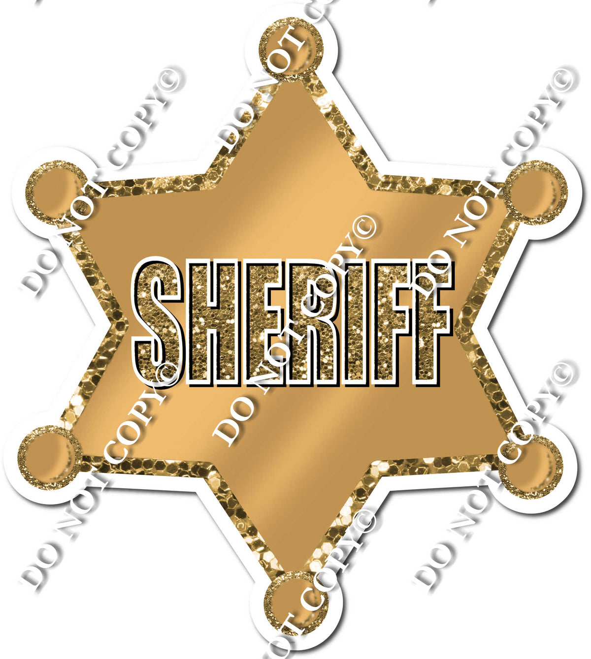 Sheriff Badge w/ Variants| Sign Swag USA