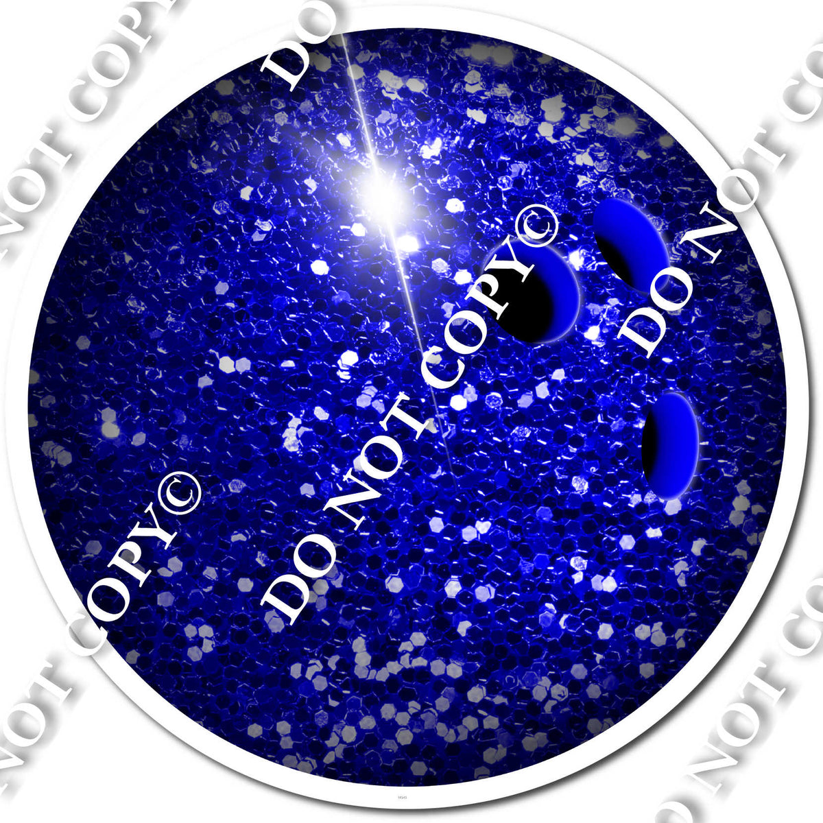 Bowling Ball - Blue Sparkle| Sign Swag USA