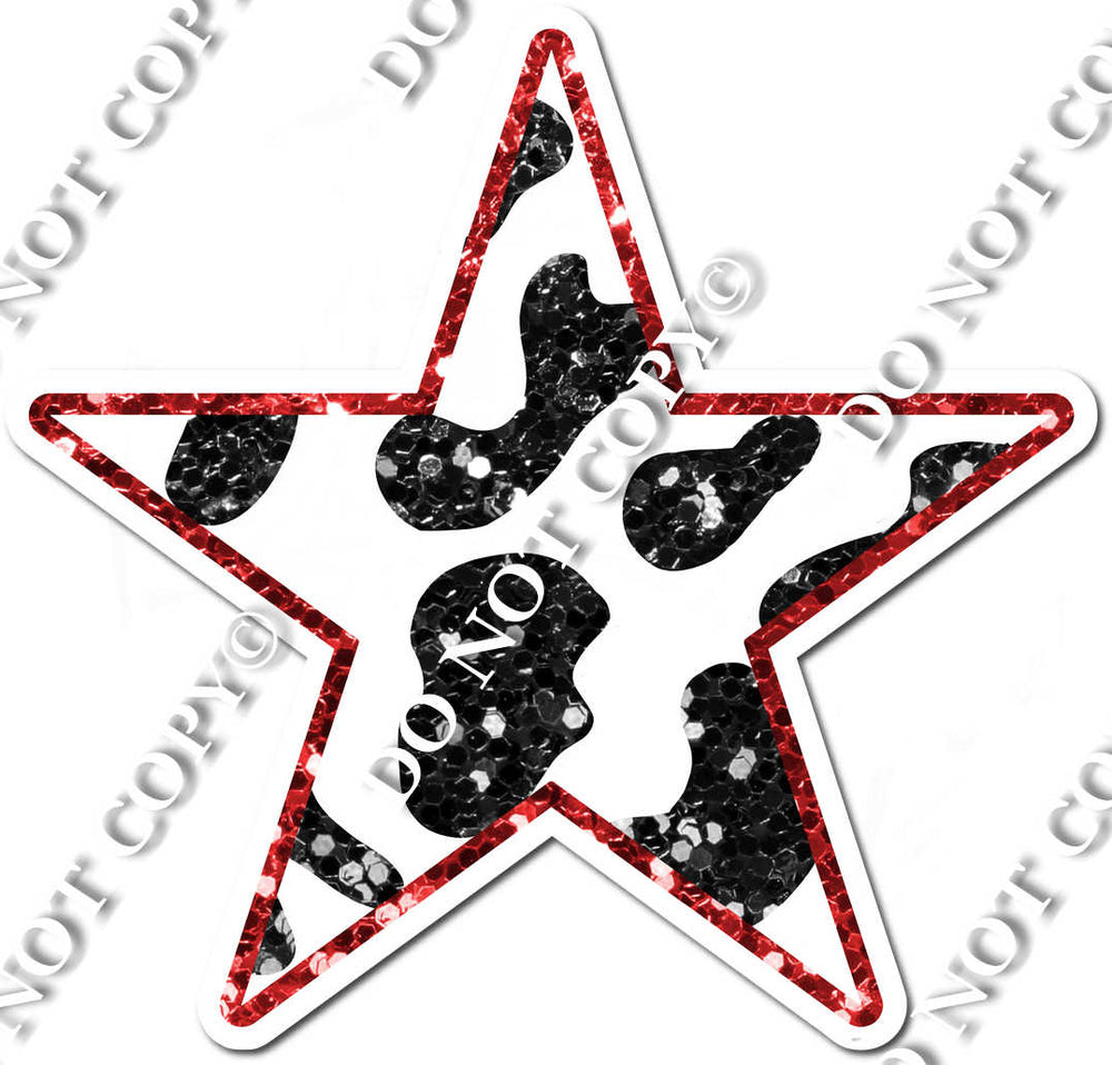 Cow Print Star| Sign Swag USA