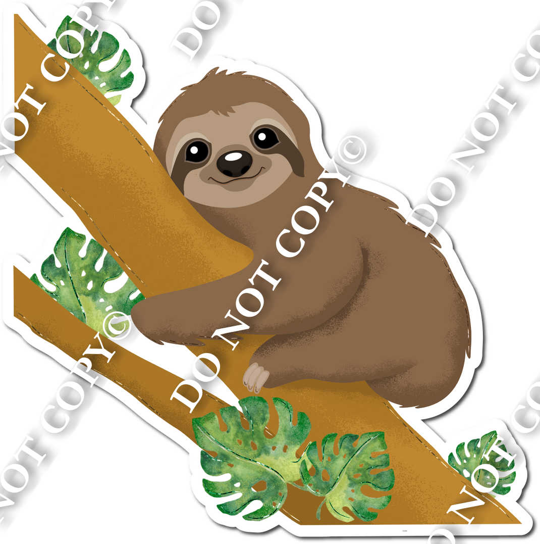 Sloth on a Tree w/ Variants| Sign Swag USA