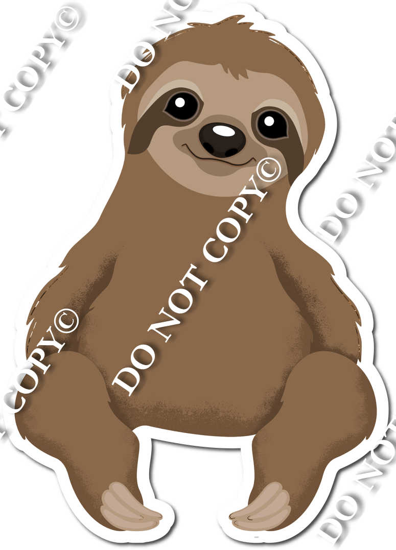 Sloth Sitting| Sign Swag USA