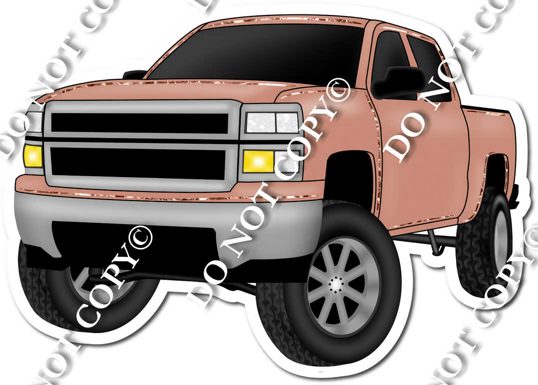 XL Rose Gold Truck| Sign Swag USA
