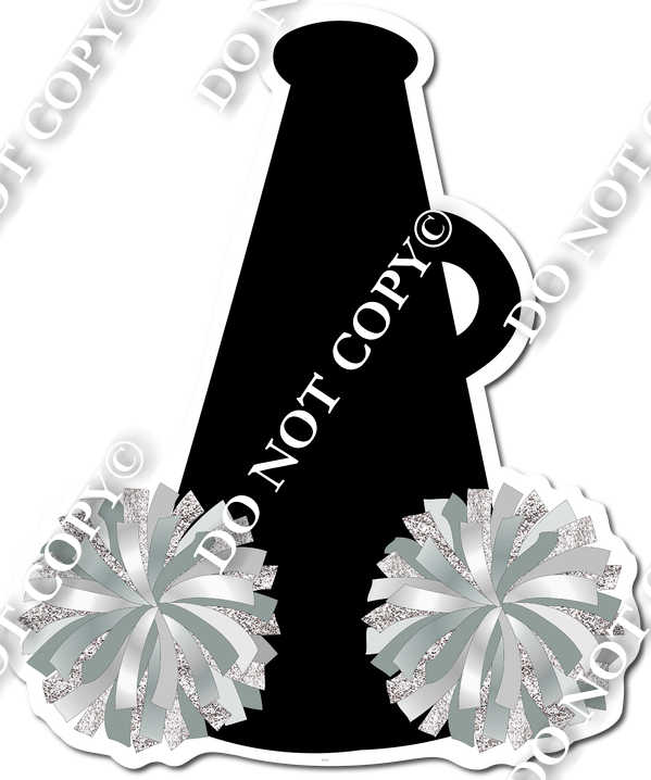 Cheer Bullhorn Yard Sign| Sign Swag USA