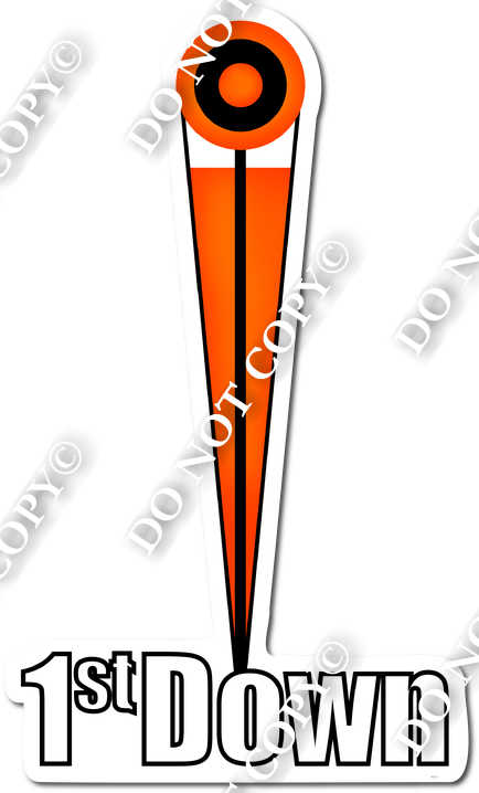First Down Marker Yard Sign| Sign Swag USA