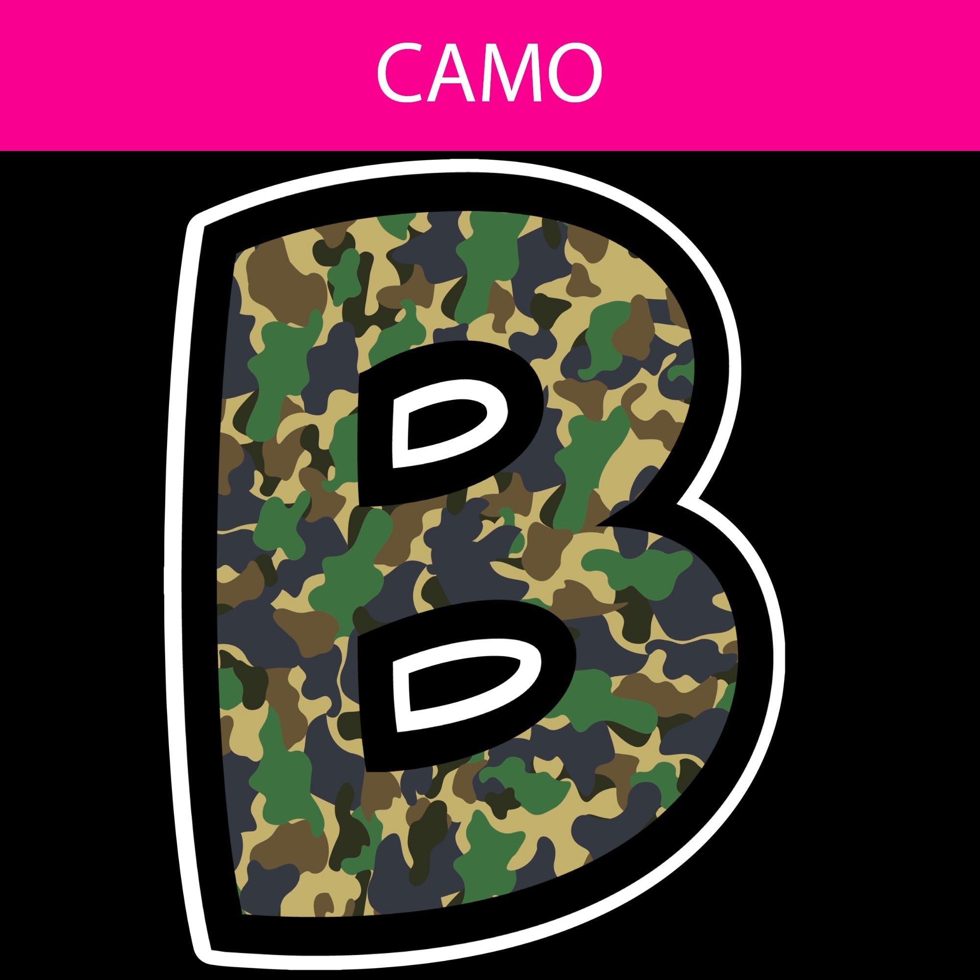 Pattern - 18" BB 36 pc Alphabet Sets| Sign Swag USA